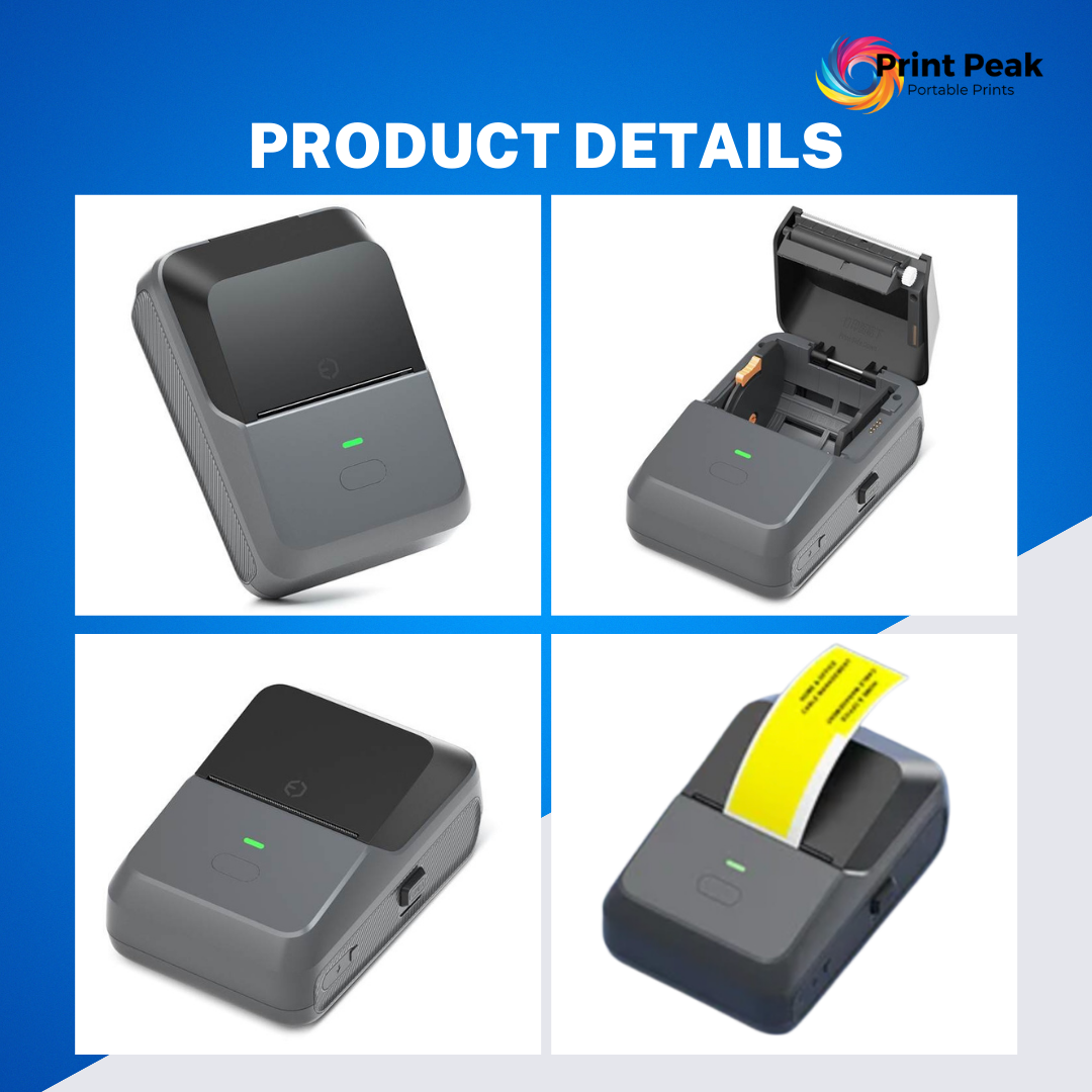 PrintPeak Thermal Label Printer - Compact & Versatile Labeling Solutio