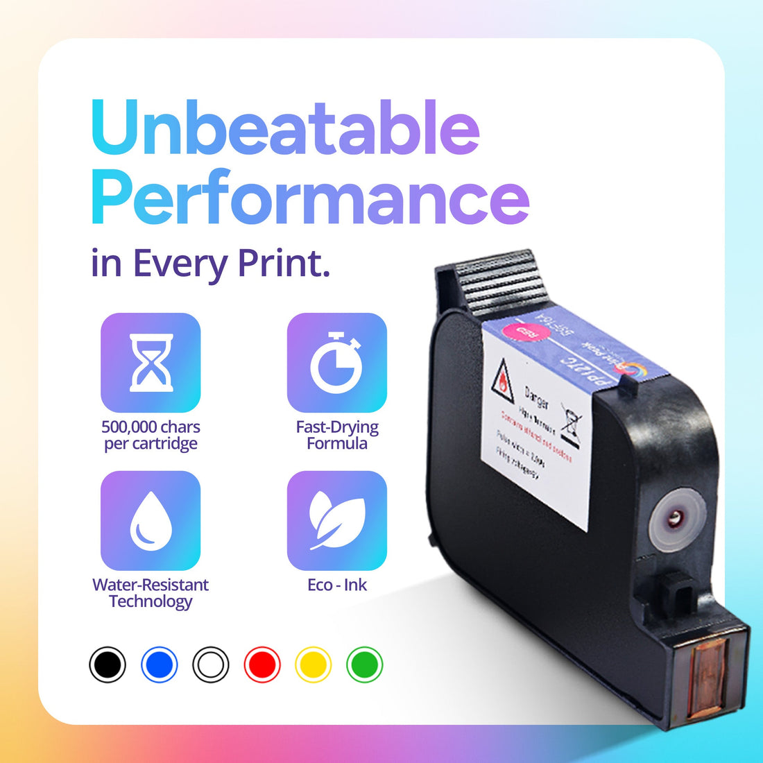 Fast Dry Eco Solvent Colorful Ink Cartridge (2588+M)