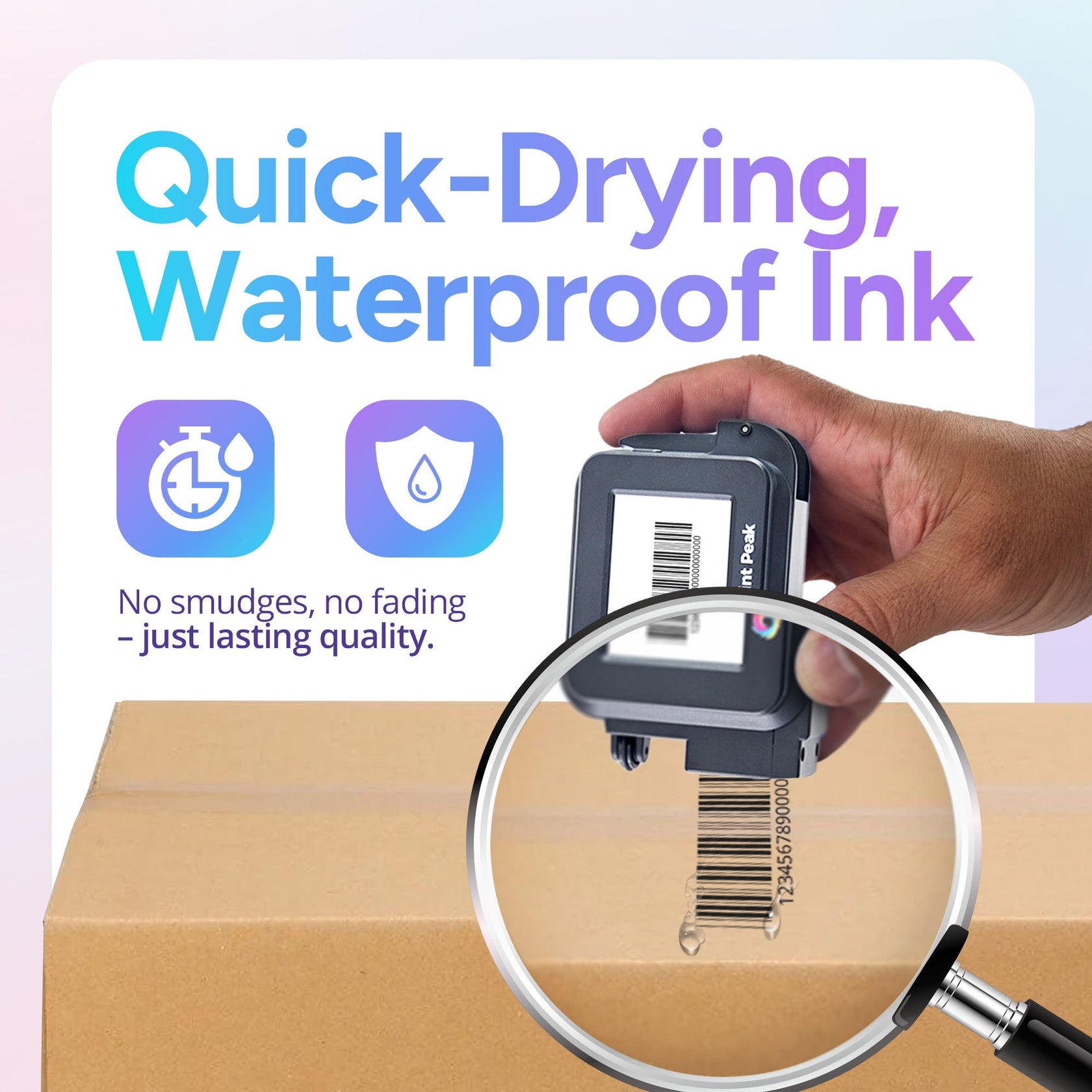 PrintPeak™ - Mini Handheld Inkjet Printer [%25 OFF]