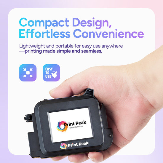 PrintPeak™ - Mini Handheld Inkjet Printer [%25 OFF]