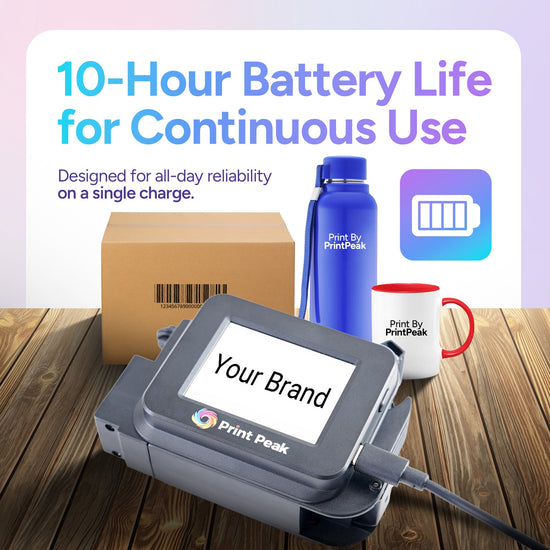 PrintPeak™ - Mini Handheld Inkjet Printer [%25 OFF]