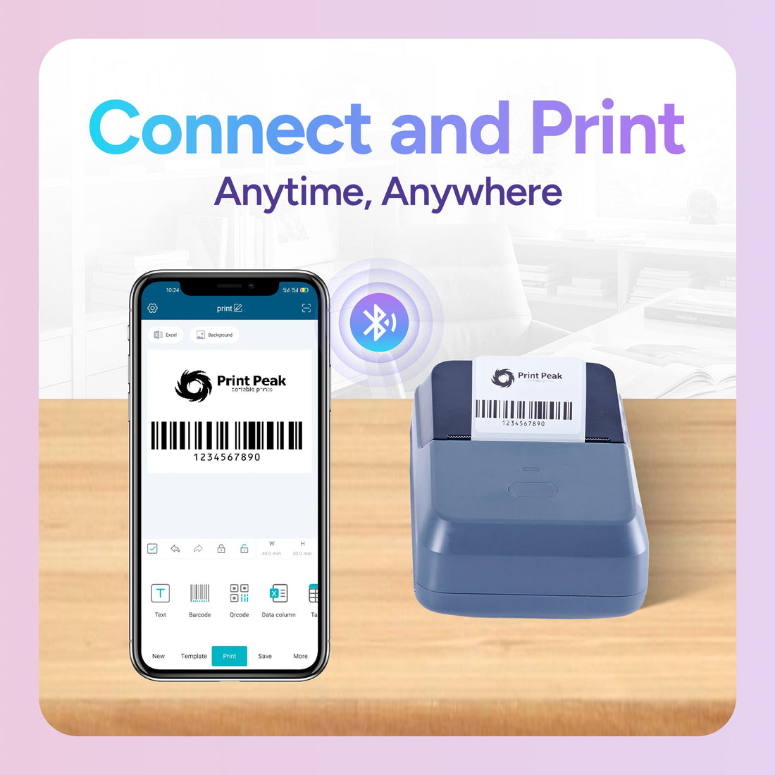 PrintPeak Thermal Label Printer